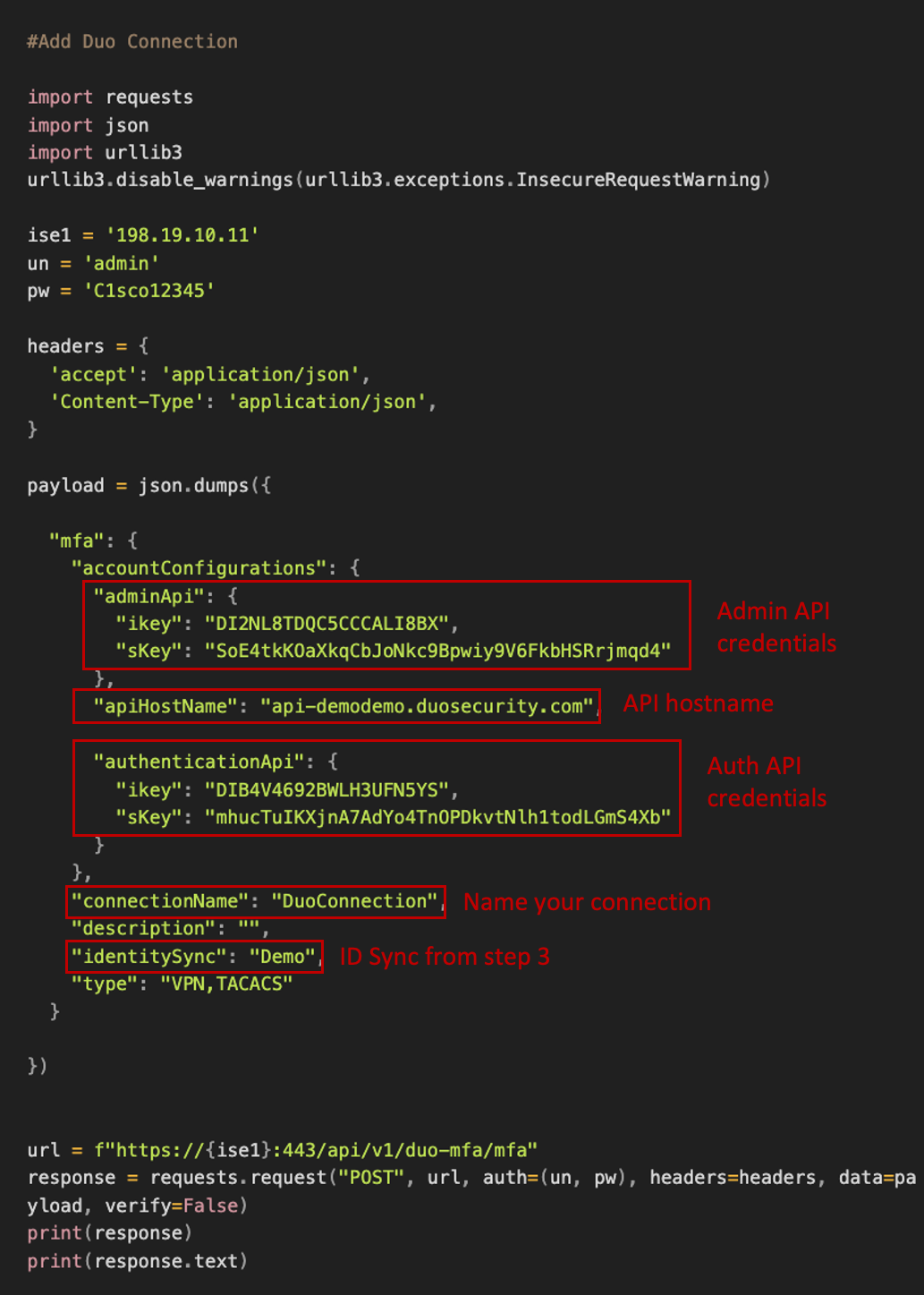 Automating Cisco ISE's Duo MFA Integration