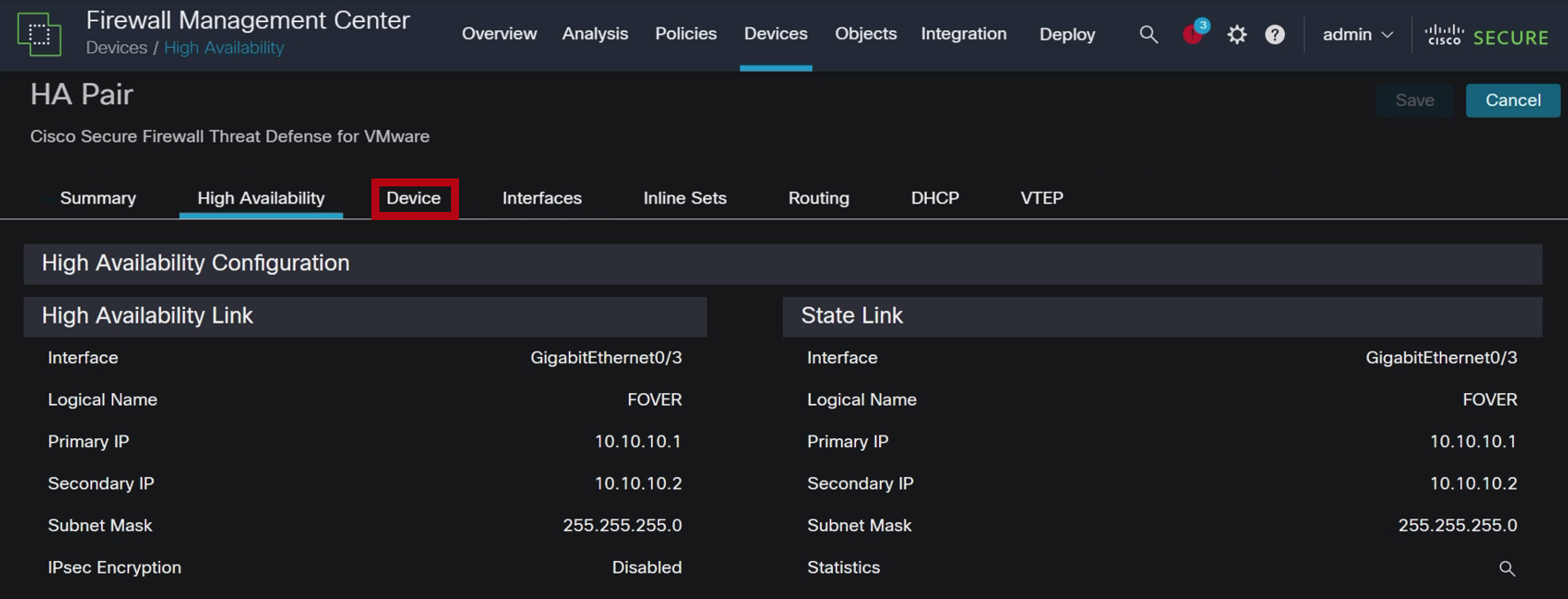 Migrate FTD HA using FMC's Auto-Registration Feature
