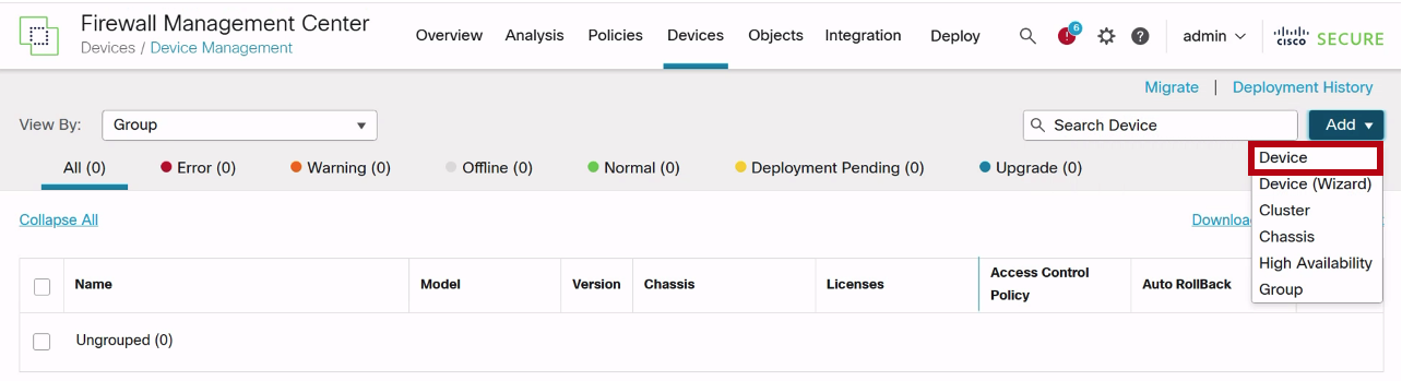 Migrate FTD HA using FMC's Auto-Registration Feature